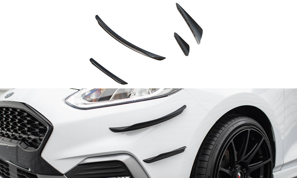 Front bumper wings (canards) v.3 ford fiesta mk8 st / st-line – Hamphi
