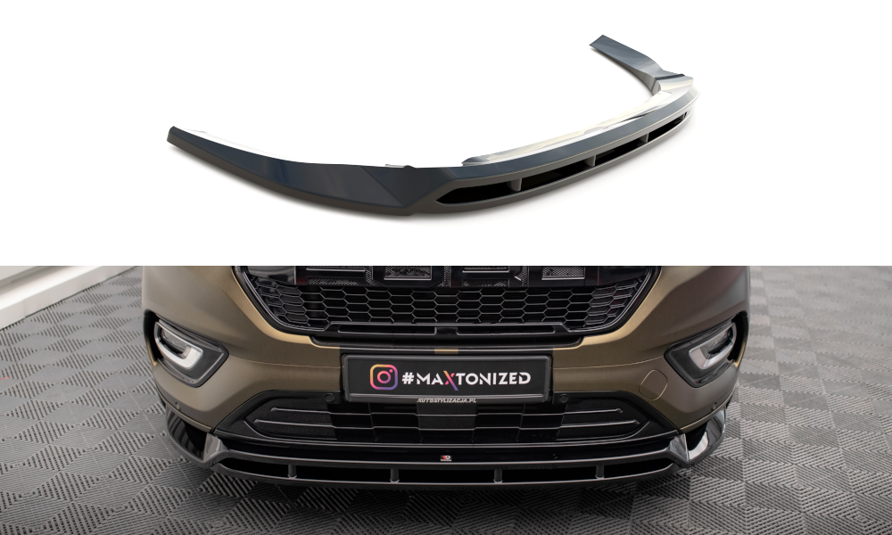 Front splitter v.2 ford transit custom mk1 facelift / tourneo custom ...