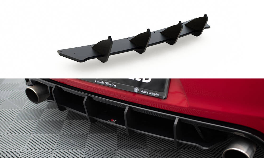 Racing durability rear diffuser v.2 volkswagen golf gti mk6 – Hamphi