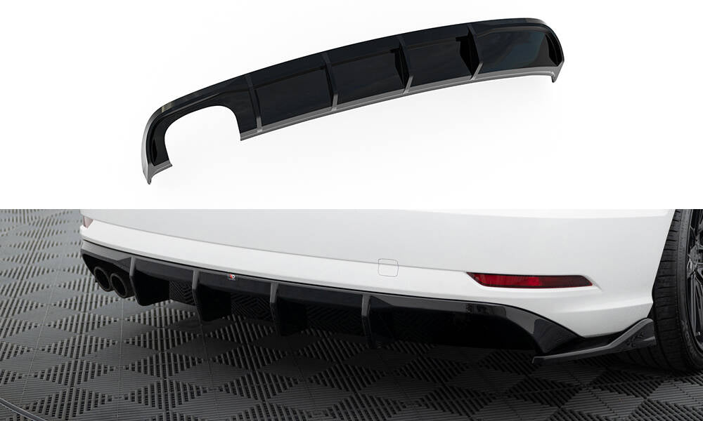 Rear valance audi a3 sedan 8v facelift (version with dual exhaust tips ...