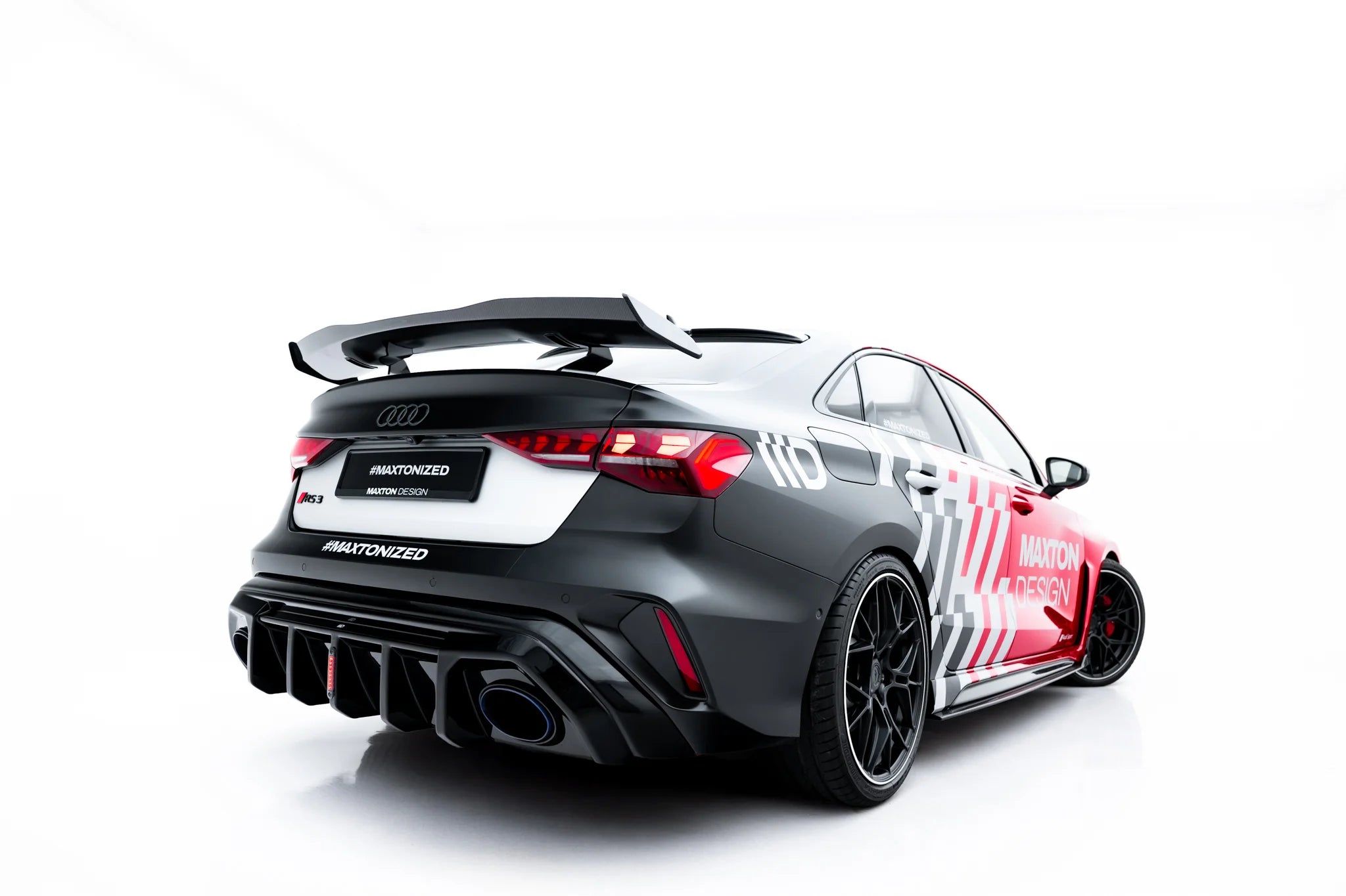 Rear valance audi rs3 sedan 8y facelift (version with led light ...